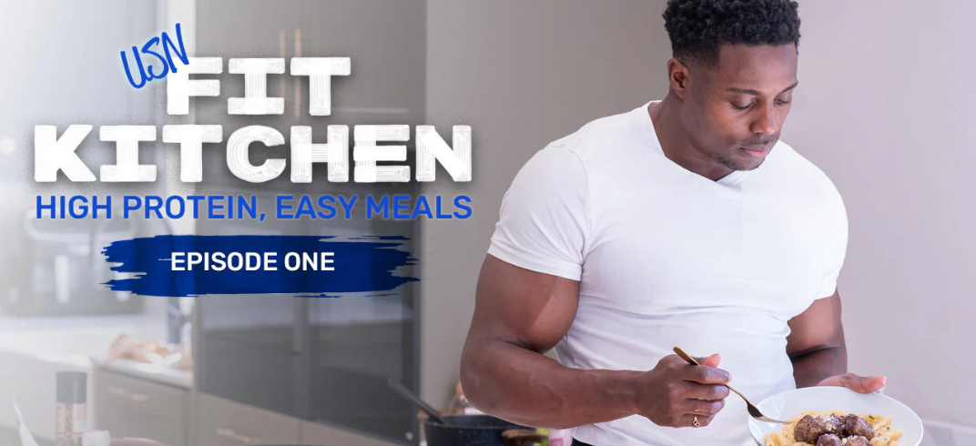USN Fit Kitchen - Episode 1; Healthy High Protein Meals and Full Day M ...